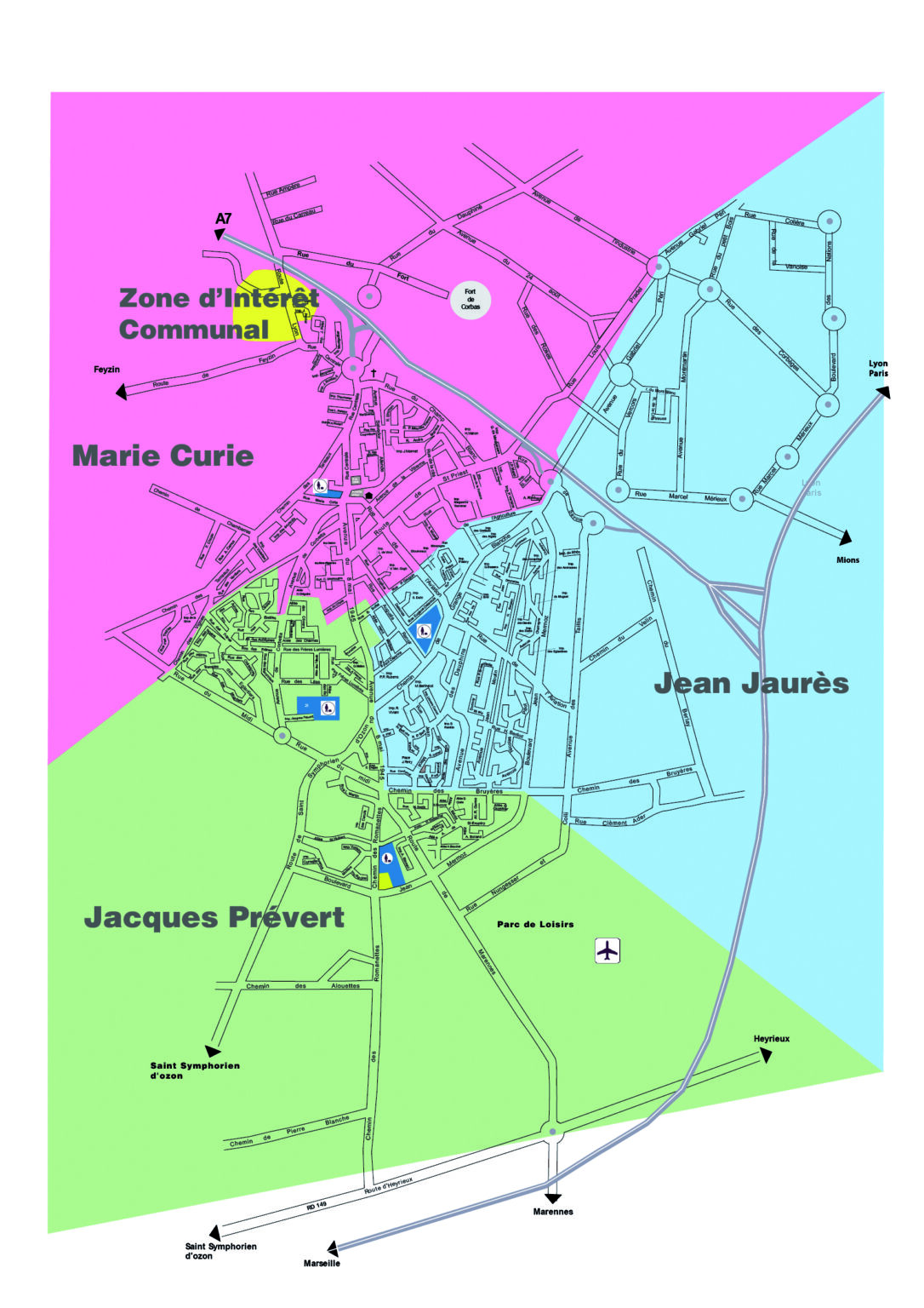 Carte scolaire - Corbas