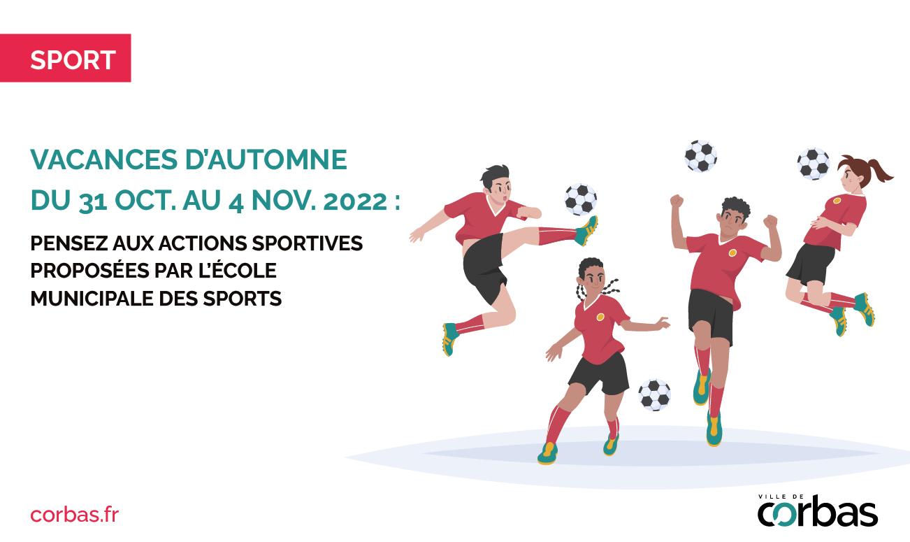 Vacances d'Automne : Actions sportives à l'EMS - Corbas